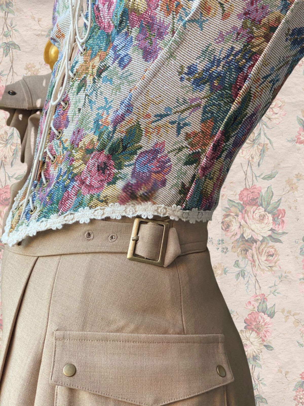 Maggi Floral Corset – Sincerely Kate